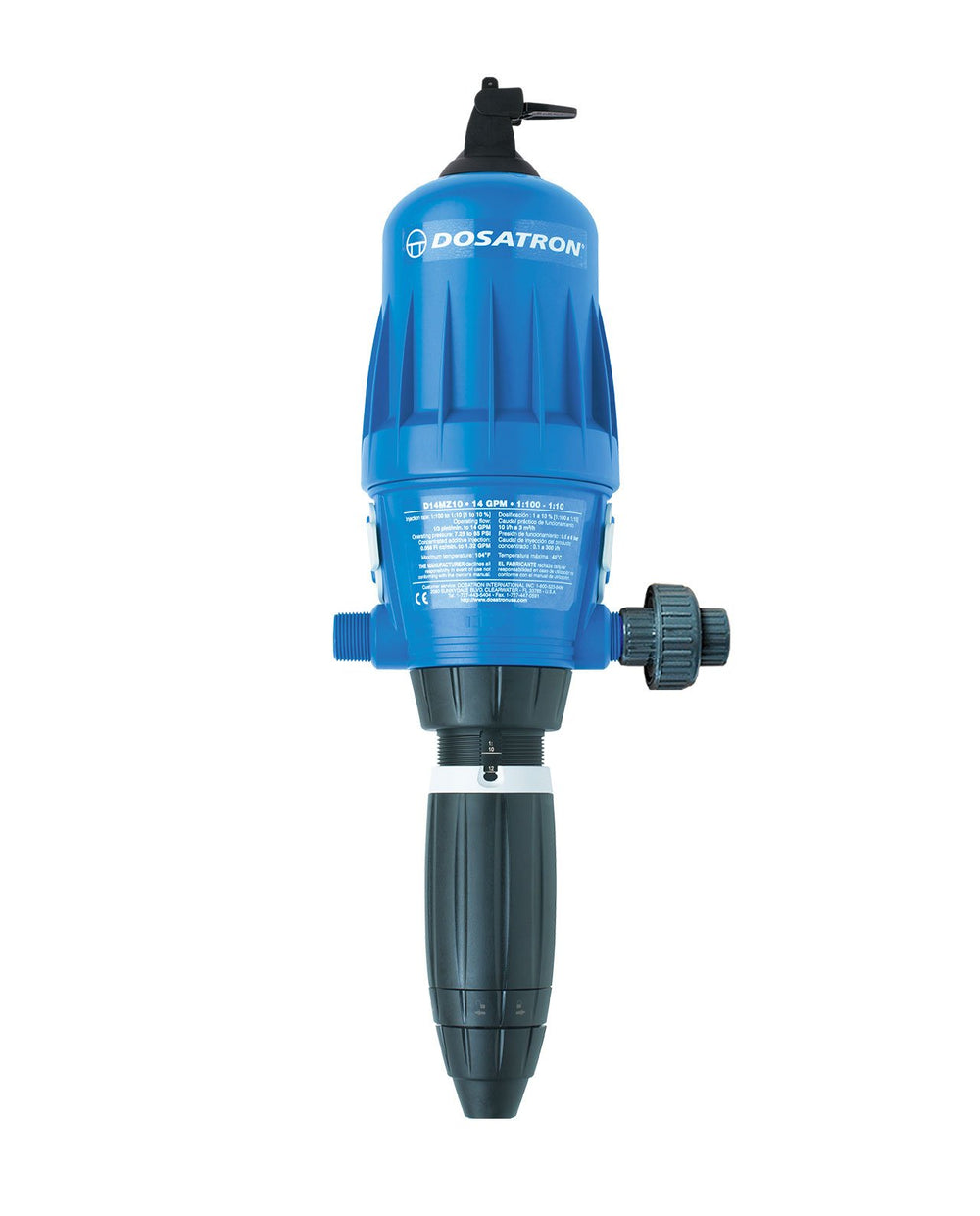 Dosatron Water Powered Doser 14 GPM 1:100 to 1:10, 3/4 in - Monster Gardens