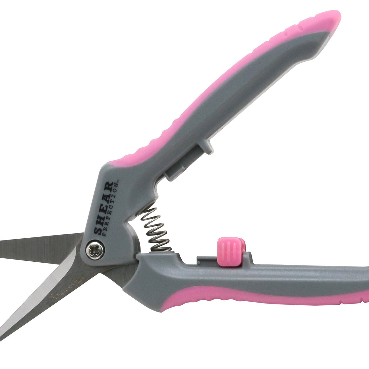 Pink Stainless Steel Trimming Shears (Straight Blade) - Monster Gardens