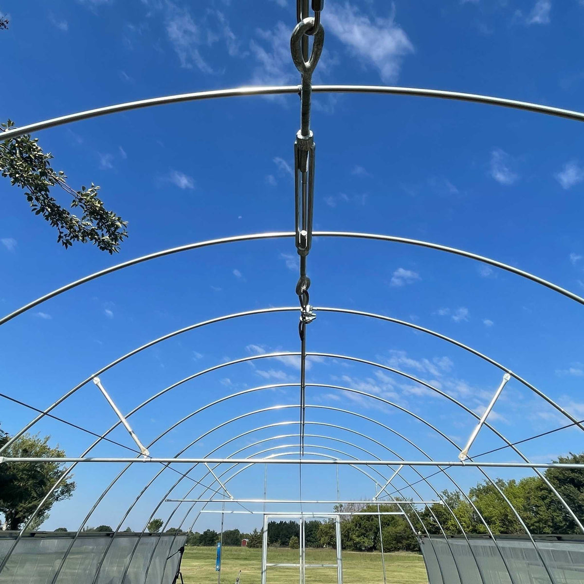 Complete Trellising System for Hoop Houses - Monster Gardens
