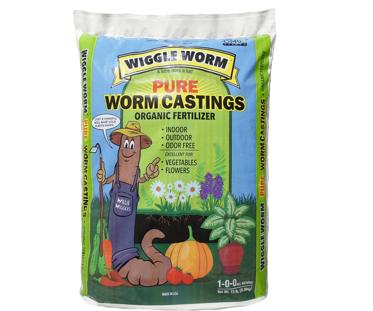Wiggle Worm Pure Worm Castings Organic Fertilizer - Monster Gardens