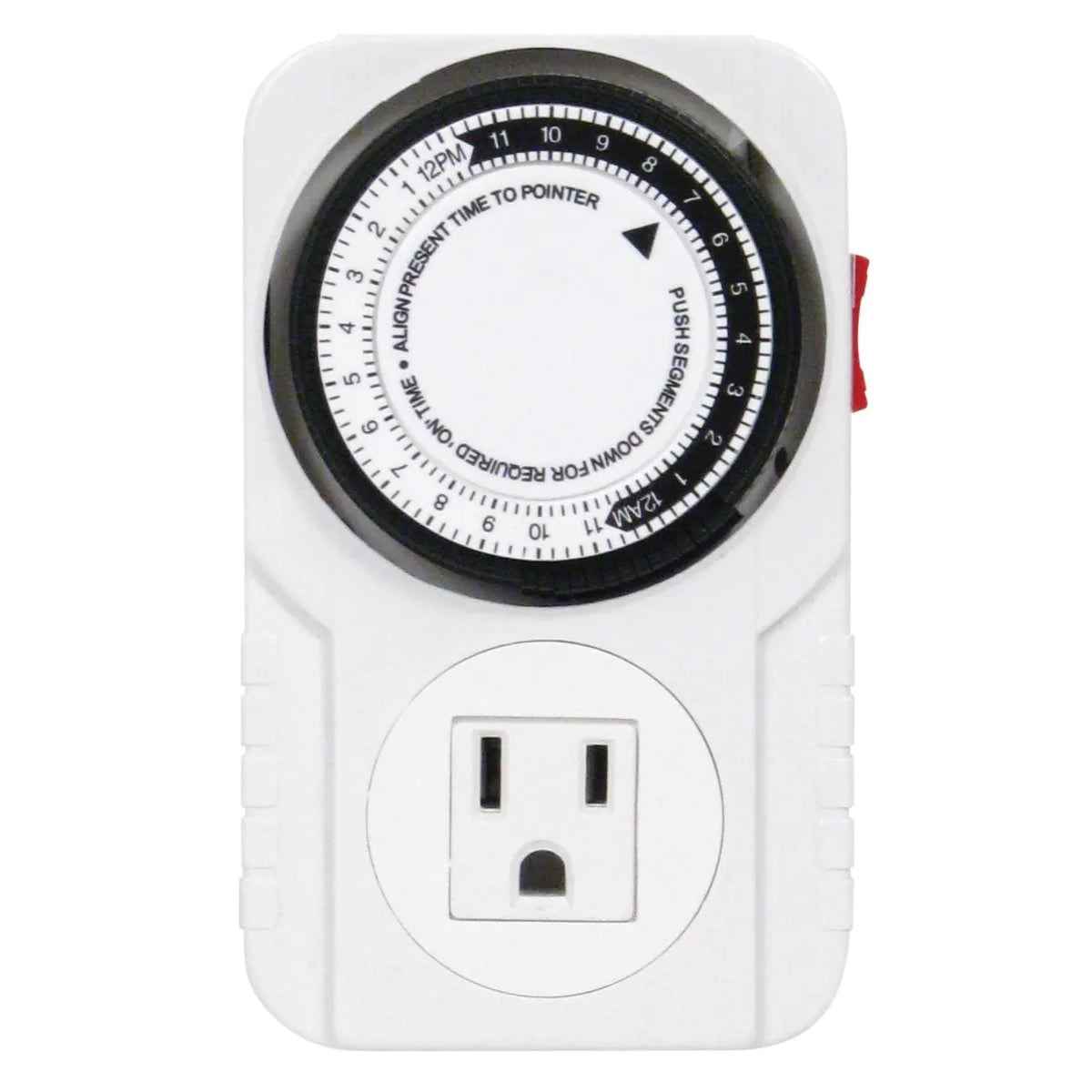 Titan Controls Apollo 6 120V One Outlet 24 Hour Mechanical Timer ...